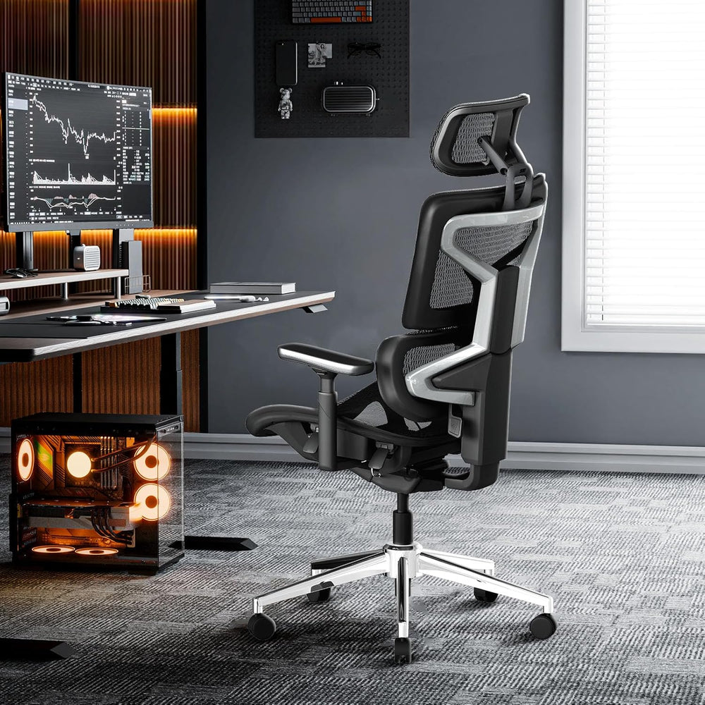 MELOKEA 200kg Heavy Duty Office Chair - Big & Tall Ergonomic Support